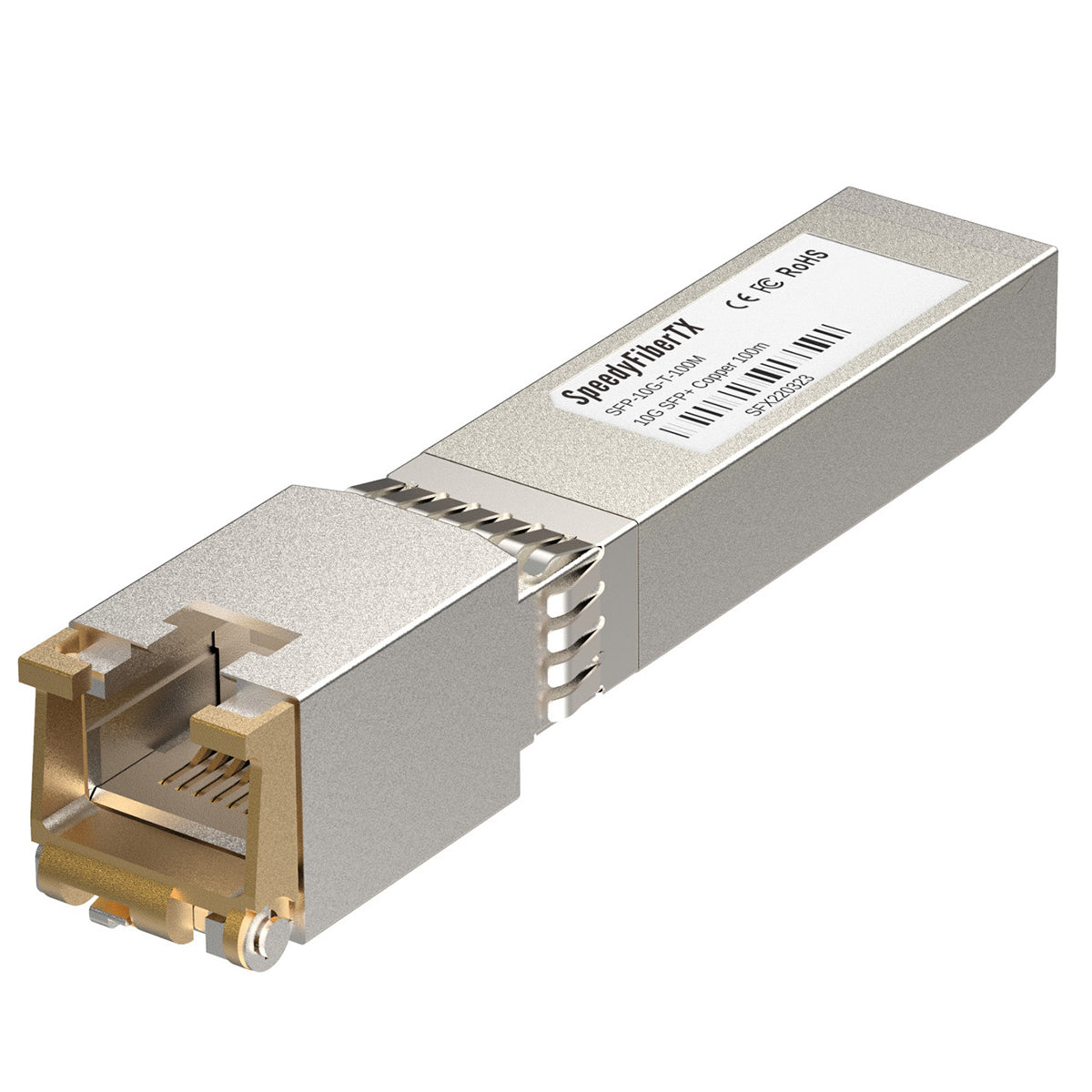 10GBASE-T SFP+ Copper 100m RJ-45 Transceiver Module (LOS) – SpeedyFiberTX
